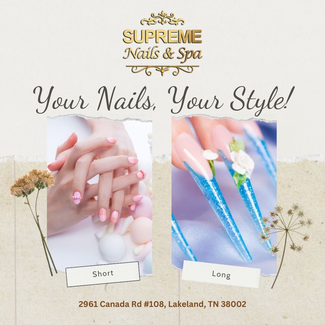 Supreme Nails & Spa | Luxurious Nail Salon in Lakeland, TN 38002