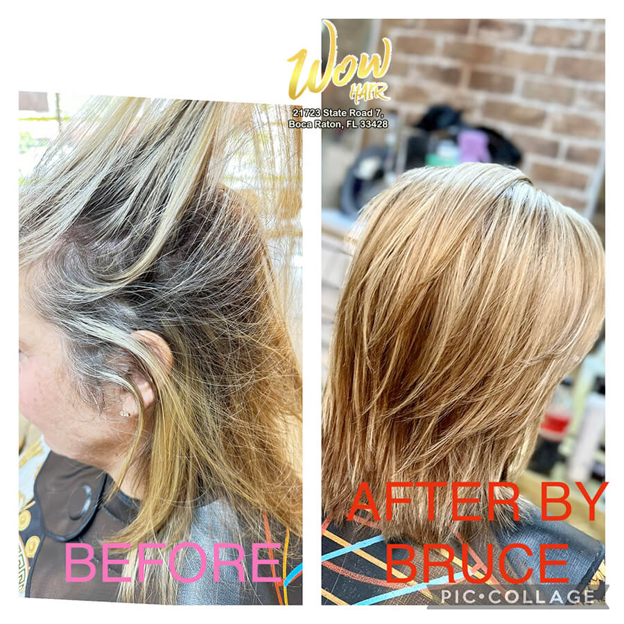 Wow Hair Salon in Boca Raton, FL 33428 | West Boca Square