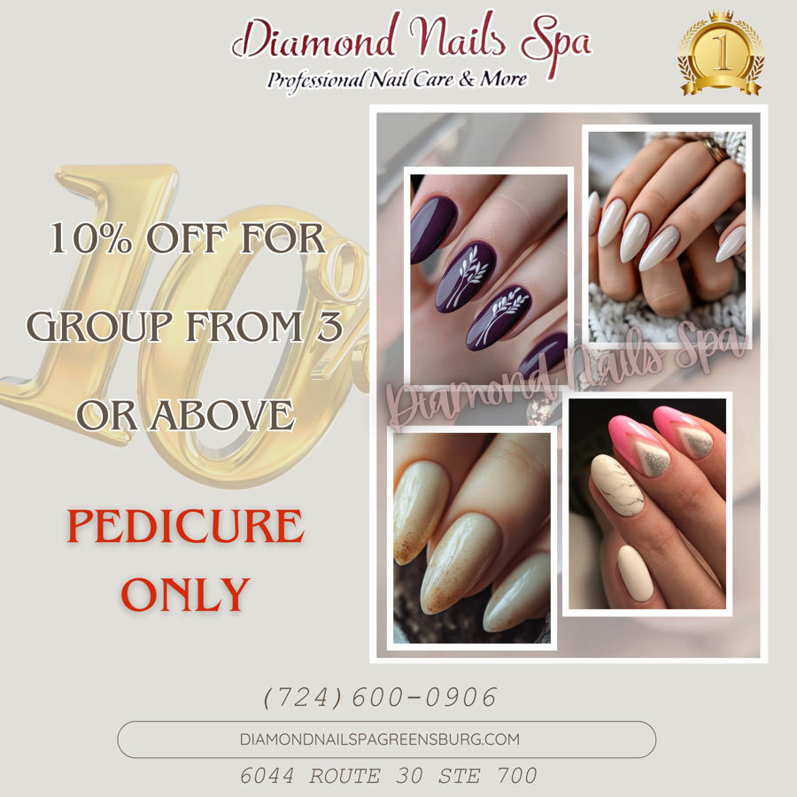 Diamond Nails Spa – Expert Nail Care in Greensburg, PA