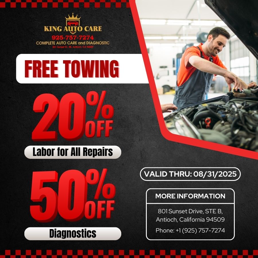 King Auto Care | Auto repair & Oil changes service in Antioch, CA 94509