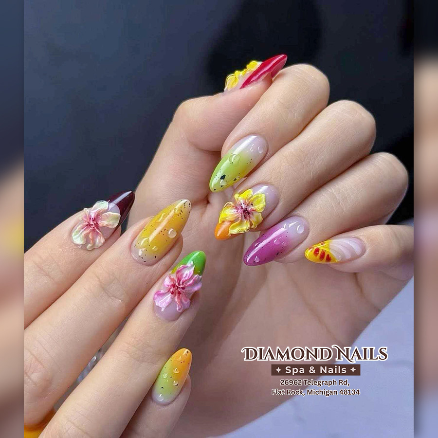 Diamond Spa & Nails in Flat Rock, MI 48134 | New salon on Telegraph Rd
